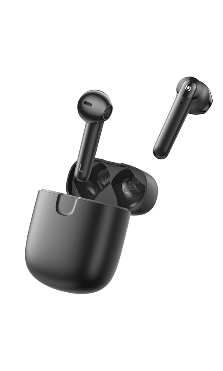 EasypayKw | سماعة اذن لايتنينج لون أسود ، ماركة يوجرين