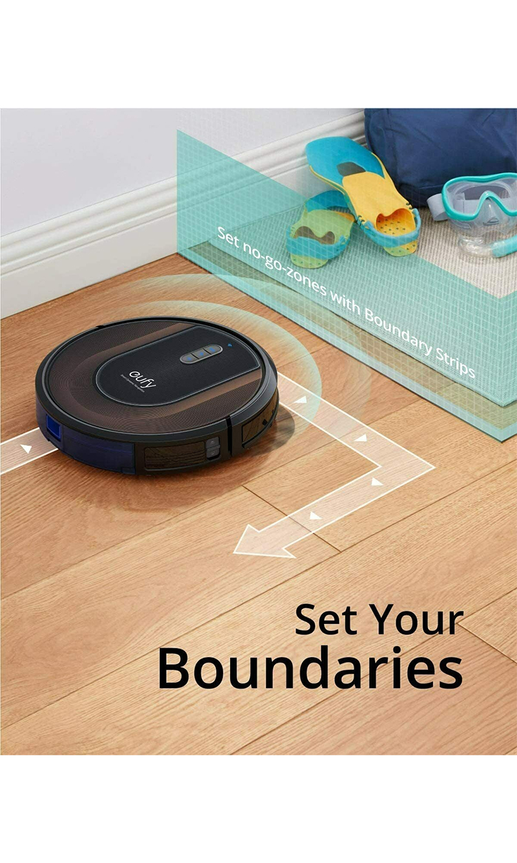 EasypayKw | مكنسة جي 30 واي فاي – أسود ، ماركة يوفي