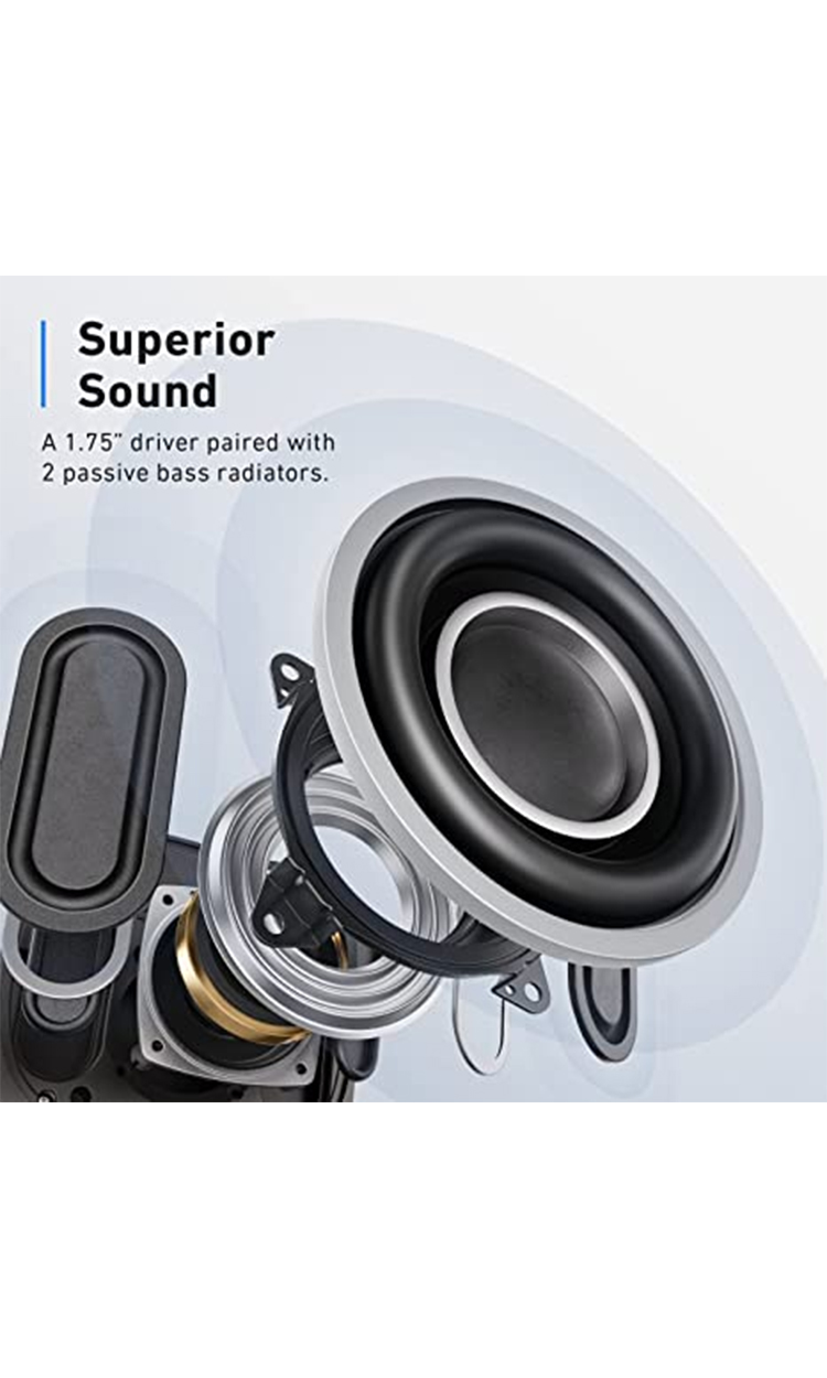 EasypayKw | سماعه باور كونف S330 أسود ، ماركة أنكر