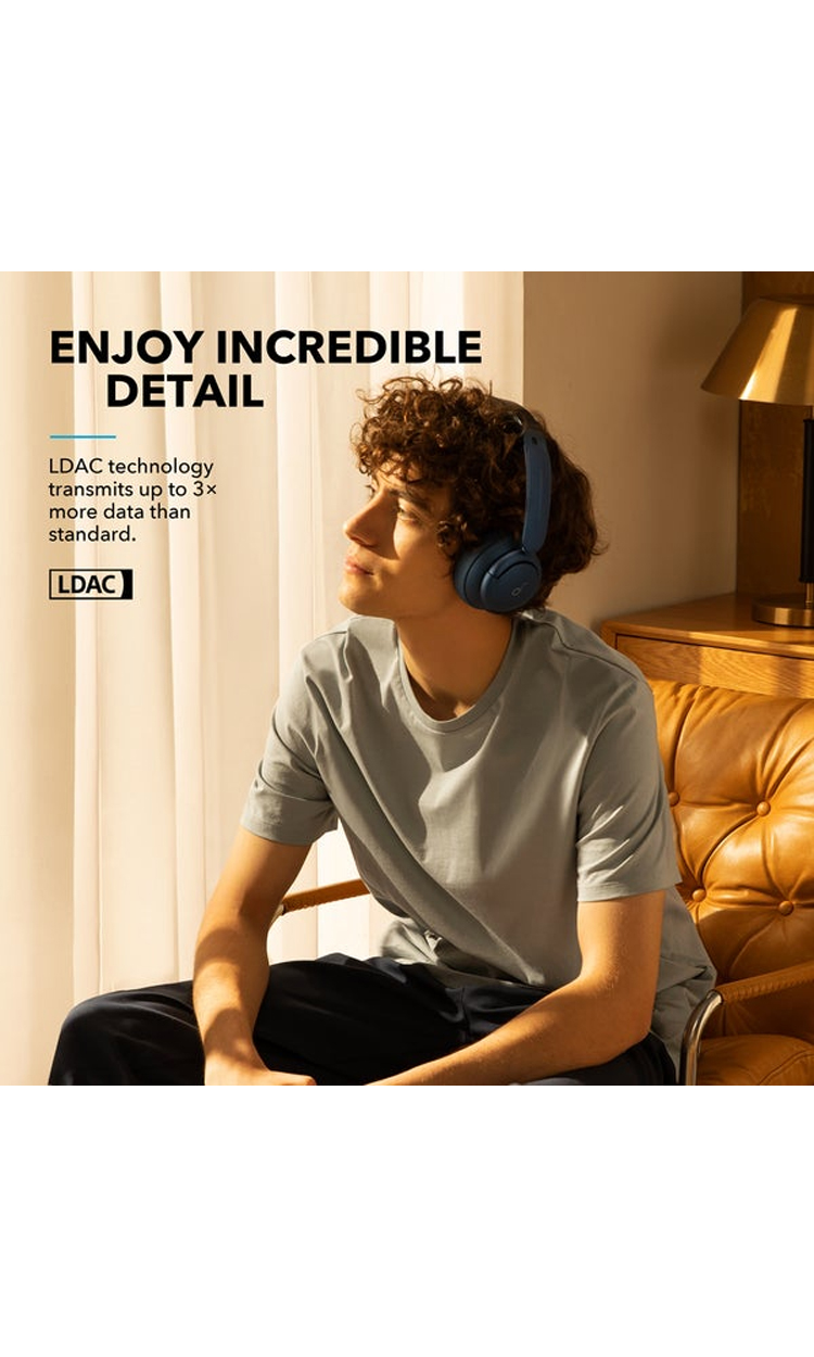 EasypayKw | سماعة ساوند كور لايف كيو 35 – ازرق ، ماركة أنكر