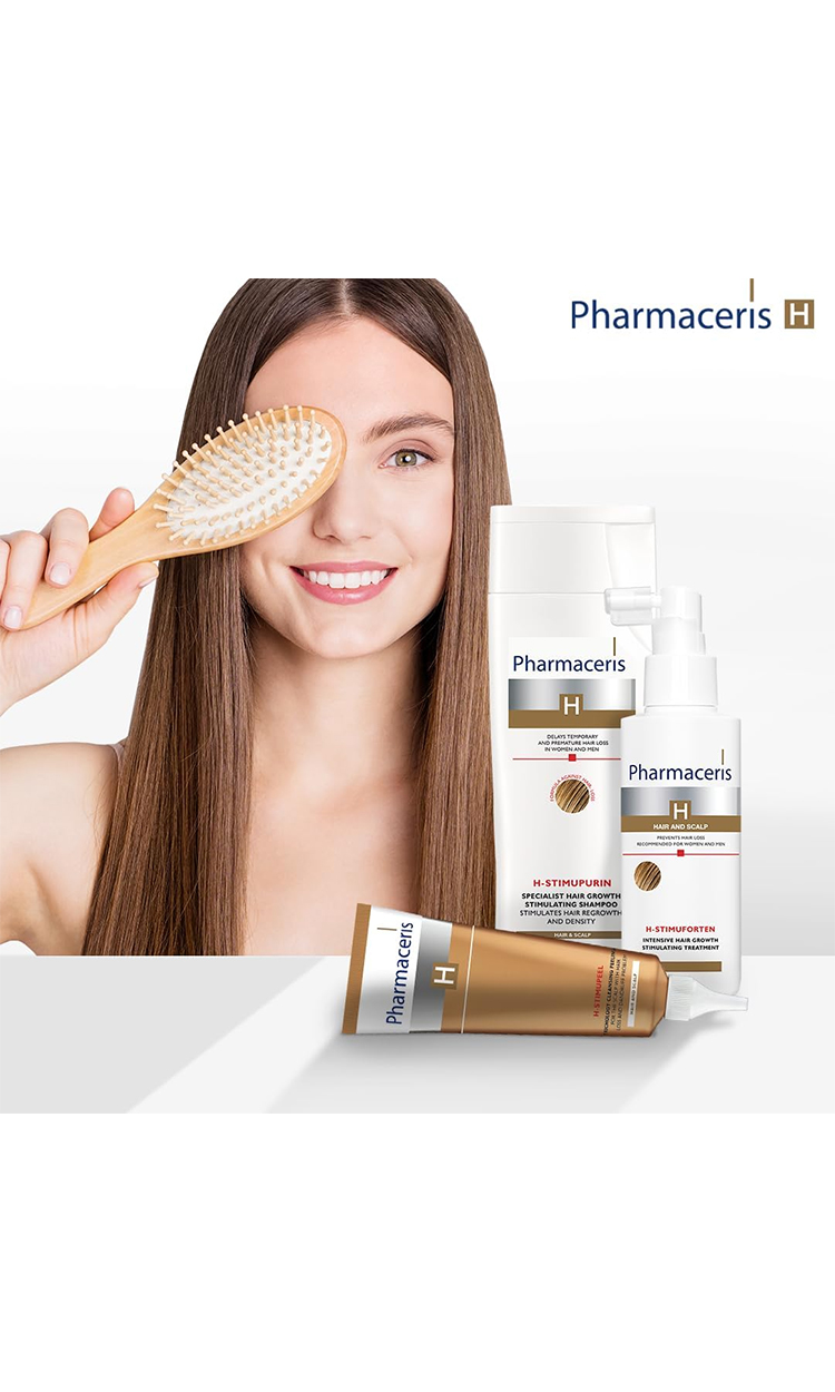 EasypayKw | فارماسيرز - شامبو إتش ستيموبورين لنمو الشعر - 250 مل (1+1) مجانا