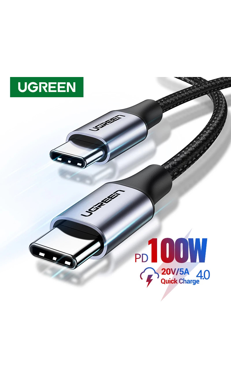 EasypayKw | كابل يو اس بي سي إلى يو اس بي سي 2.0 أسود - 1 متر ، ماركة يوجرين