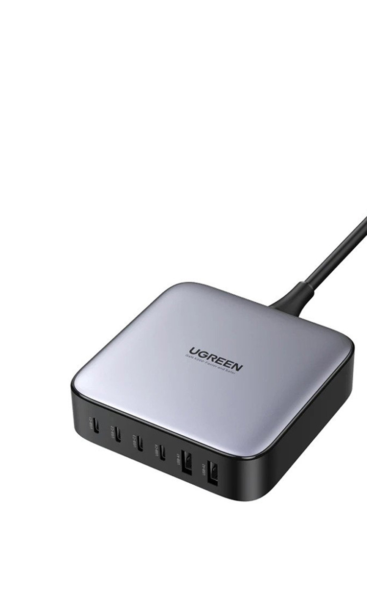 EasypayKw | شاحن سطح المكتب نيكسود بقوة 200 واط يو اس بي سي ، ماركة يوجرين