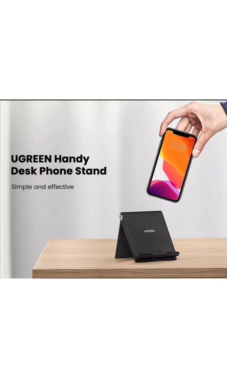 EasypayKw | حامل هاتف مكتبي - أسود ، ماركة يوجرين