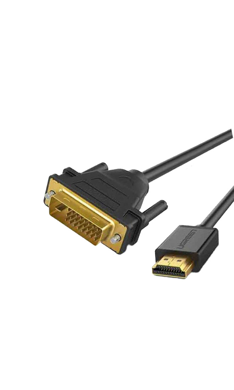 EasypayKw | كيبل دي في أي-دي 24+1 إتش دي إم أي 1.5 متر إسود ، ماركة يوجرين